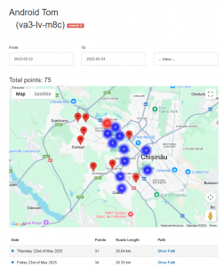 Map of Movements – GPS Tracking for Employees with StaffCounter
